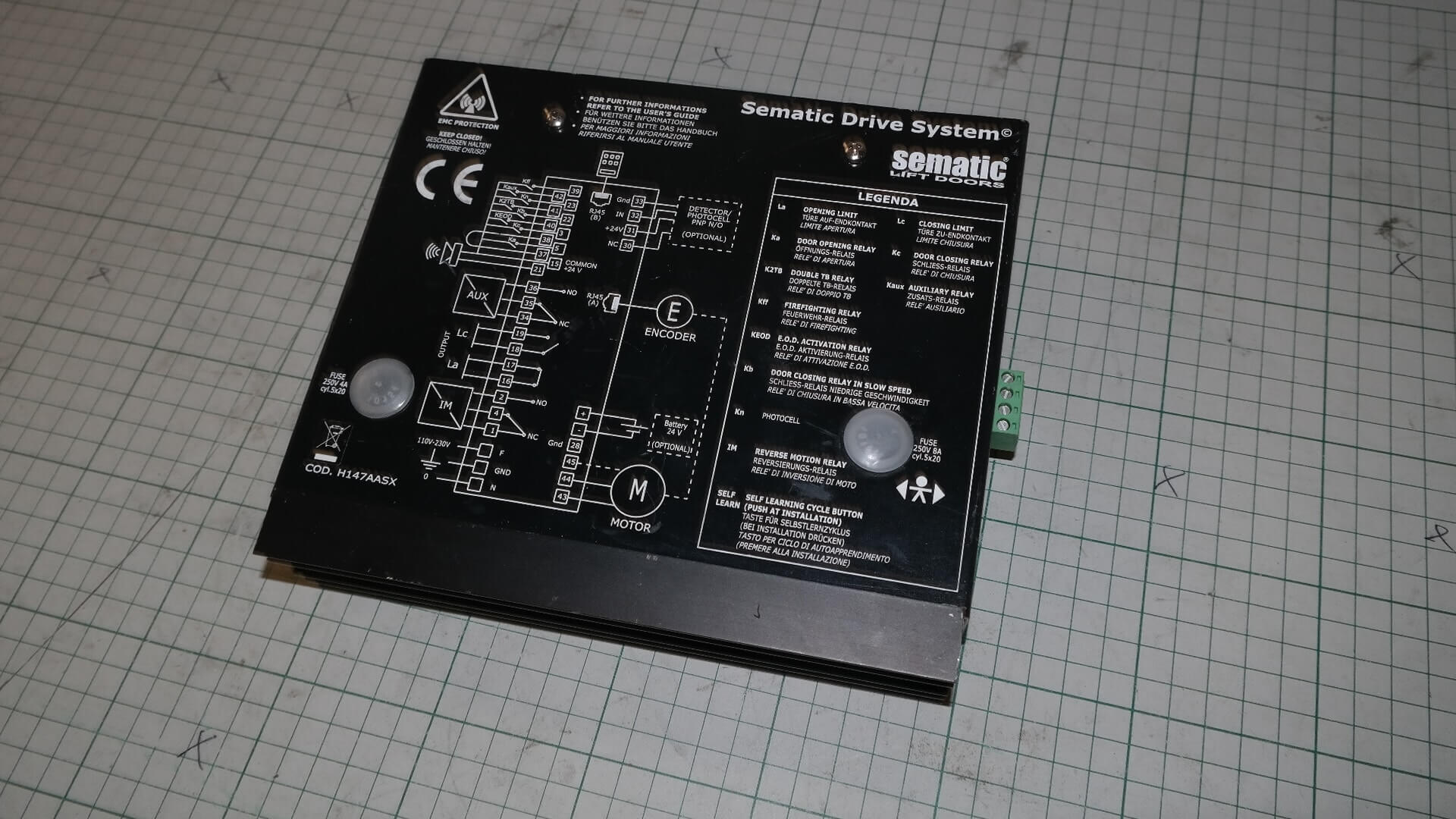 sematic drive system DC-PWM REL. 3 encoder door/lift controller - TME ...