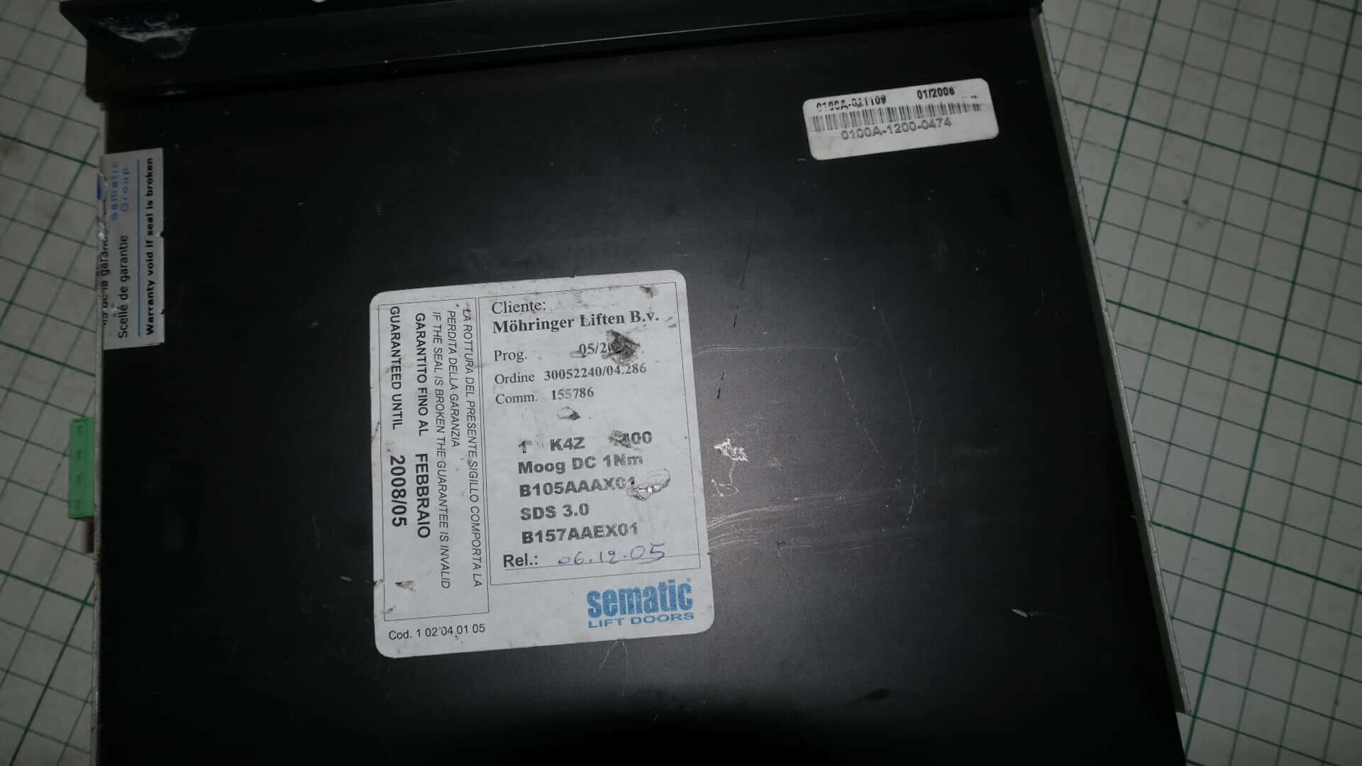 sematic drive system DC-PWM REL. 3 encoder door/lift controller - TME ...