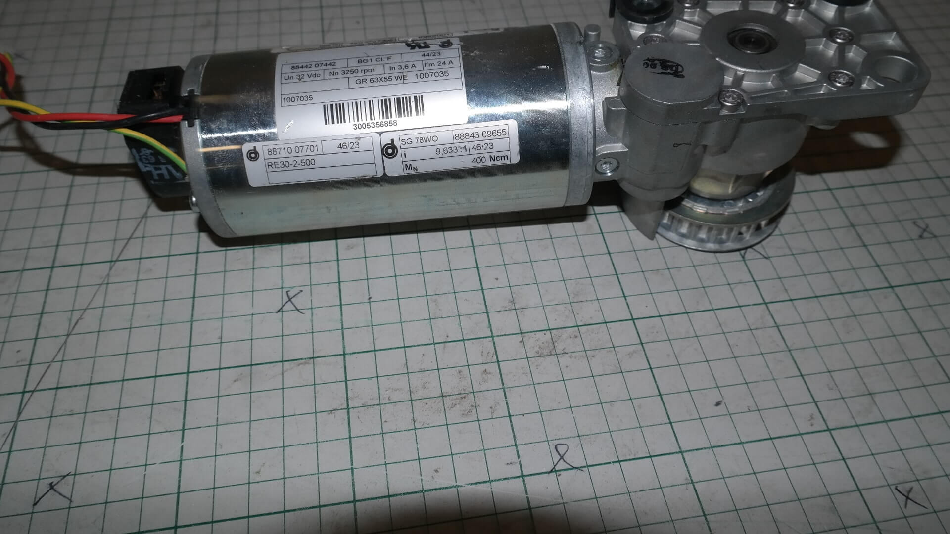 1008568 Assa Abloy SL500 Besam Entrematic sliding door drive Motor gr ...