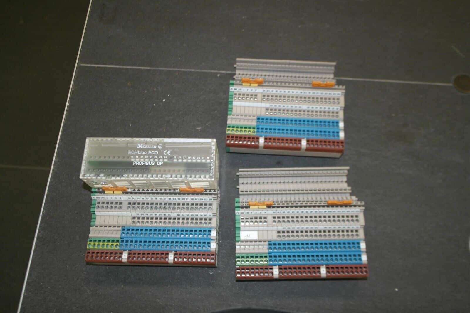 moeller DP 16DI-p/16 DO 0,5A PK 836702 Profibus Winbloc eco - TME ...