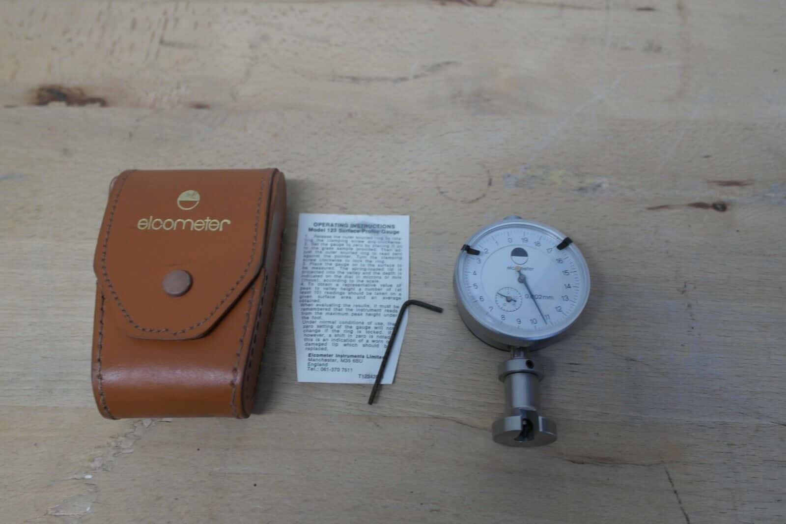 Elcometer 123 Surface Profile Gauge with Case - TME Trading Company