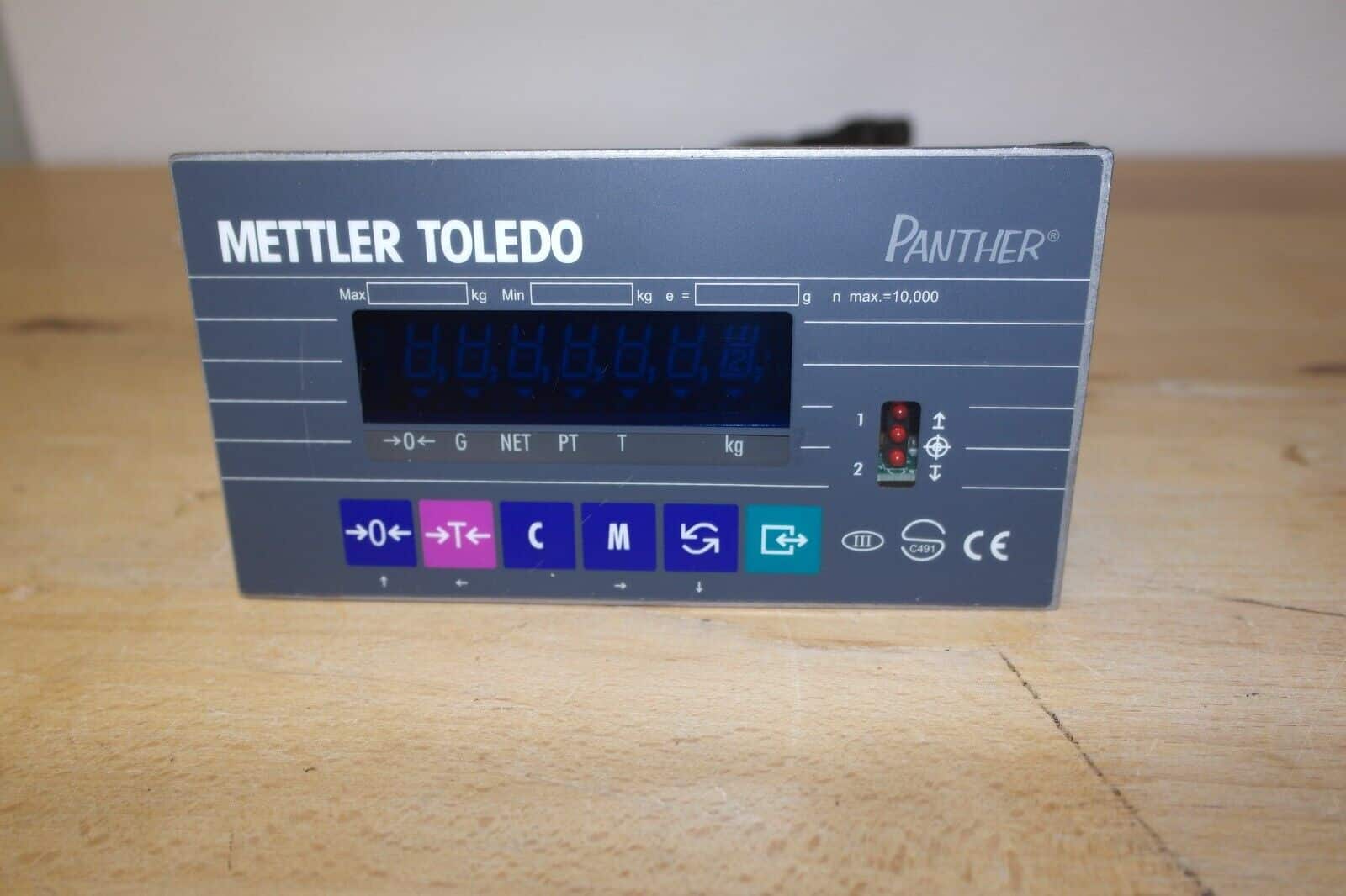 Mettler Toledo panther Scale Weighting Terminal / interface panel - TME ...
